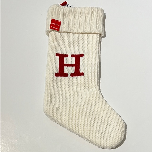 Wondershop | Holiday | Nwt Wondershop At Target Ivory Knit Stocking ...